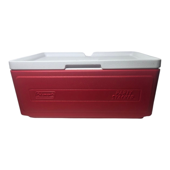 Coleman | Kitchen | Coleman Red And White Stacker Cooler | Poshmark